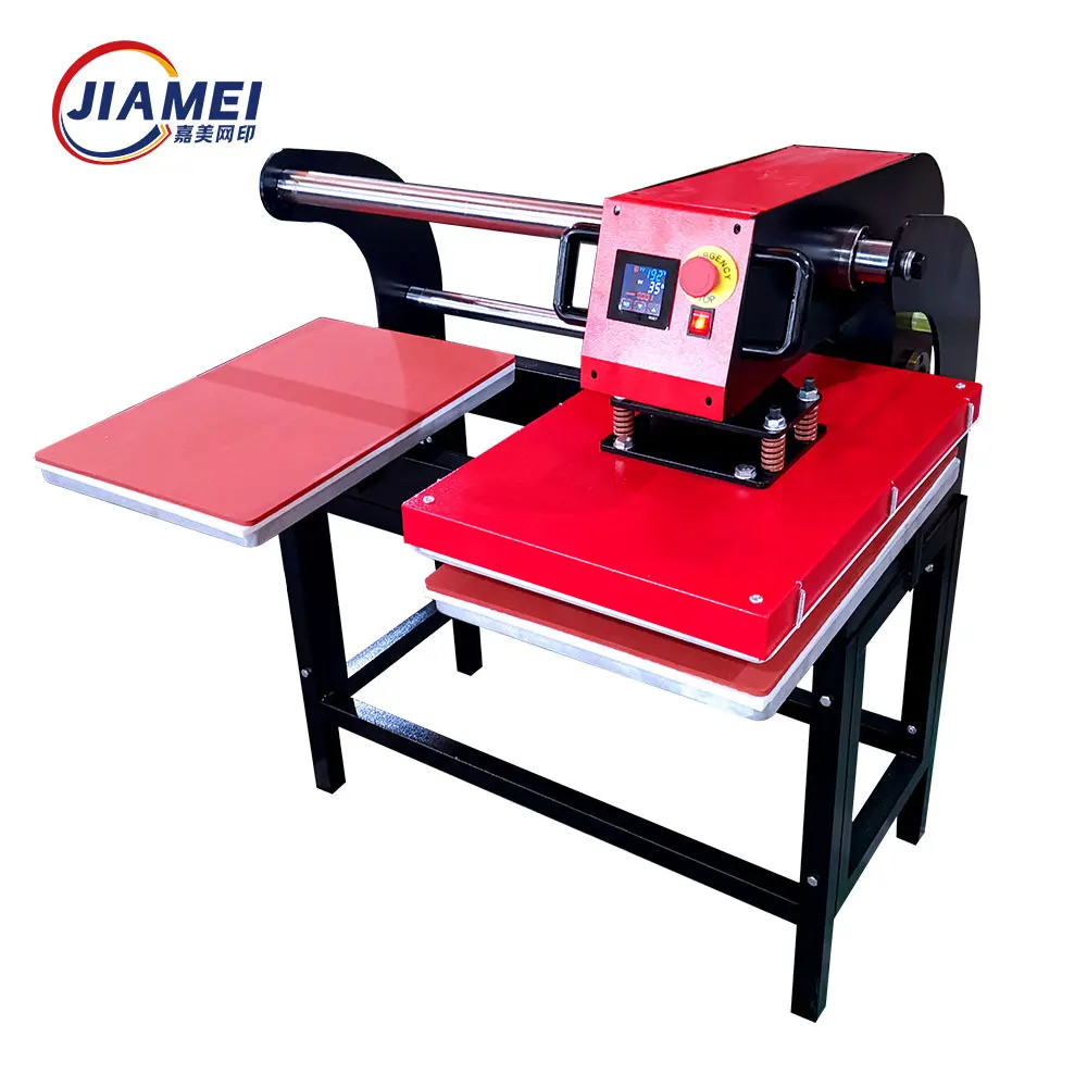 40x60 Dual Heat Press for t Shirt Semi-automatic Heat Press Machines ...