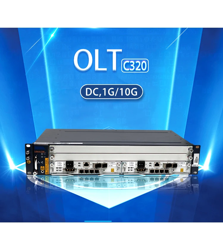 Gpon Mini OLT C320 Ftth Olts 10G 1G AC/DC C300 C320 C600 With Gtgo Gtgh ...