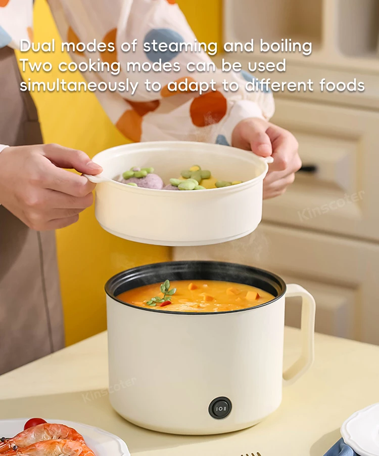 Small Portable Electric Mini Multi Cooker Kitchen Cooking Pot 1.8l ...