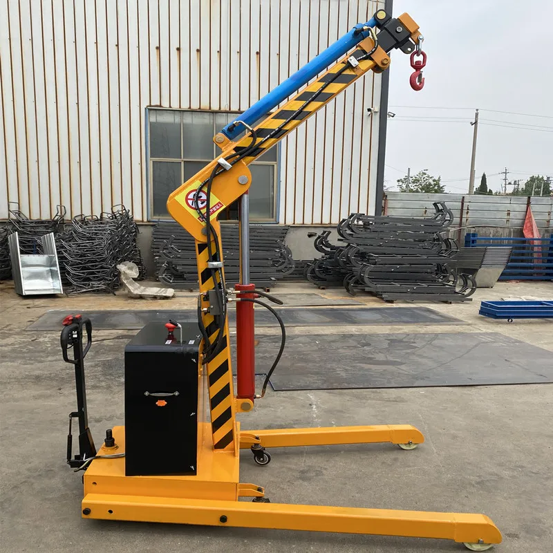 Electric Walking Telescopic Electric Crane Simple Lifting Mold Car ...