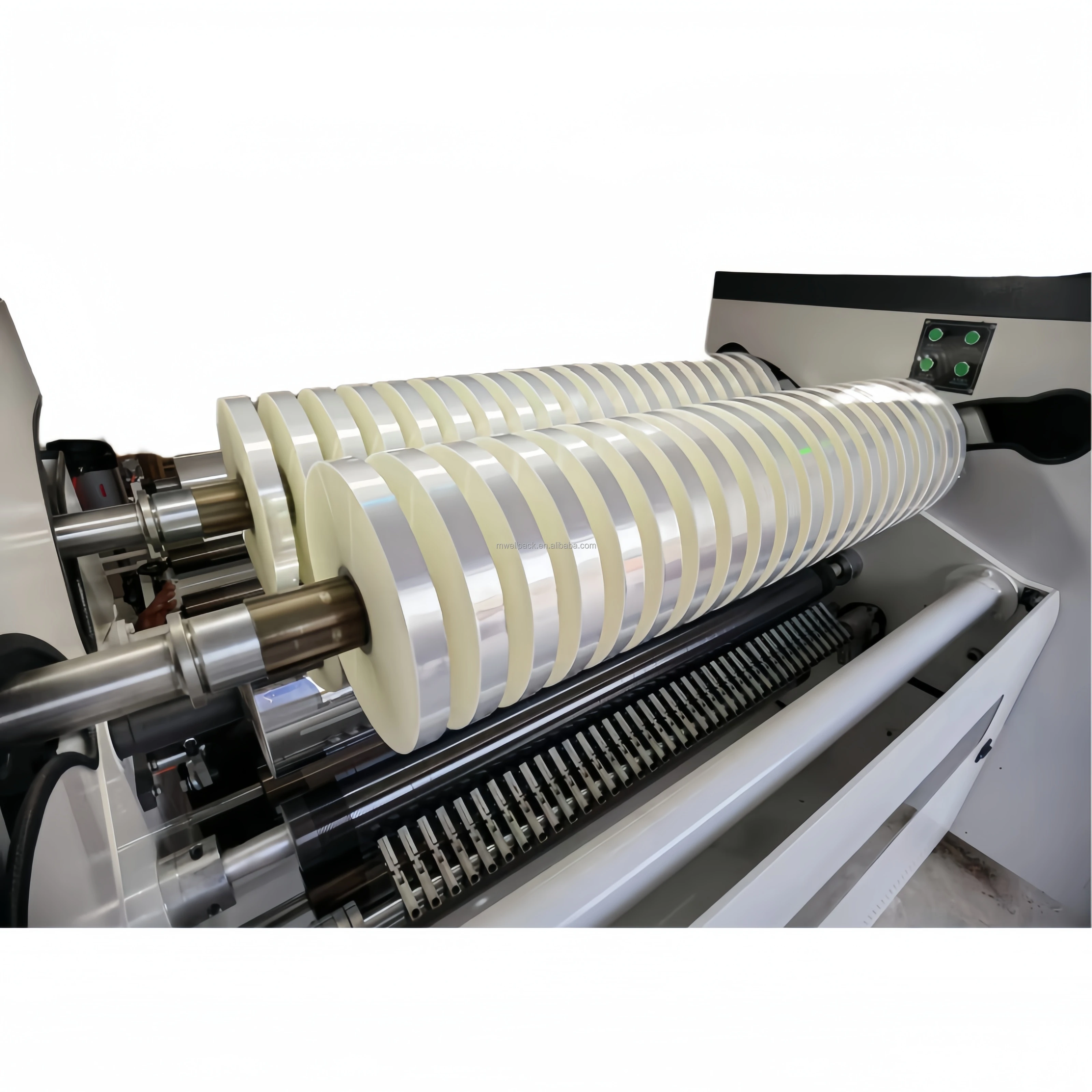 Voice Coil Slitting Online Rewind Rewinding Machine For Plastic Thin ...