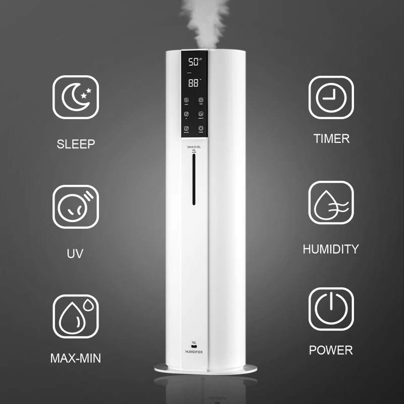 Oem Color Change 3l Transparent Water Tank Nano Ultrasonic Humidifier ...