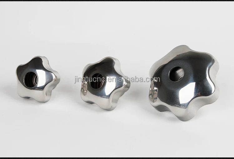 304 Stainless Steel Big Star Head Knobs M6 M8 M10 M12 M10 M12 M14 M16 ...