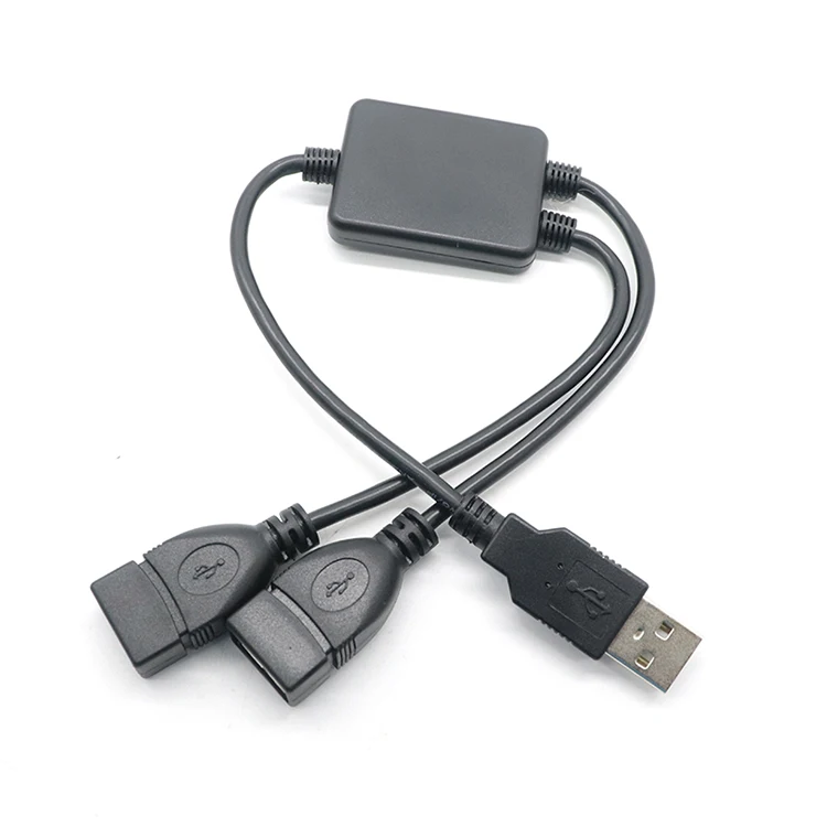 30cm Usb 2.0 Male To Female Splitter Cable With Chip Support Data ...
