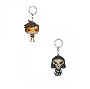 Tg Overwatch Action Figure Reaper Tracer Keychain Toys 4cm - Buy ...