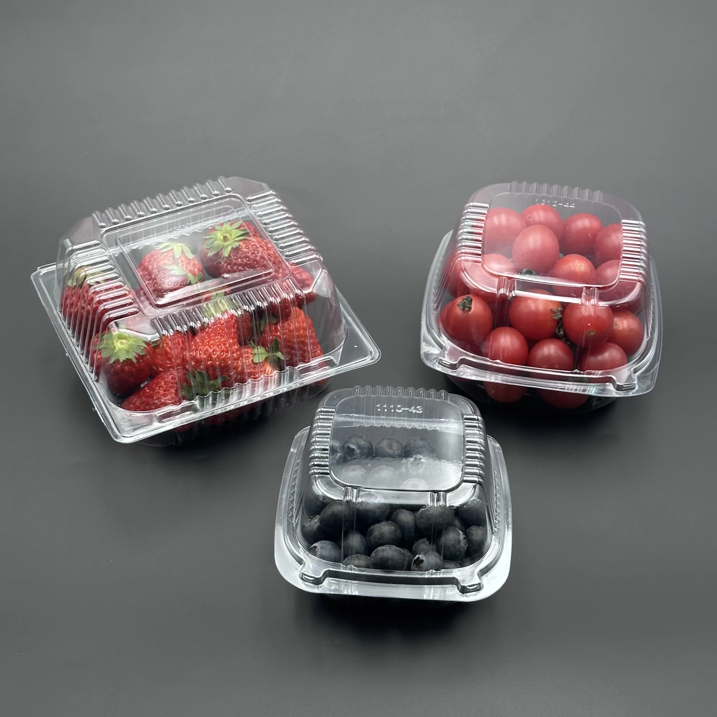 Fresh Fruit Slice Packaging Disposable Clamshell Plastic Food Box - Buy ...