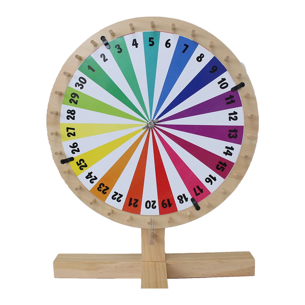 Alibaba.com: 14 Inch Picker Wheel with 30 Slots, Editable Color Prize ...