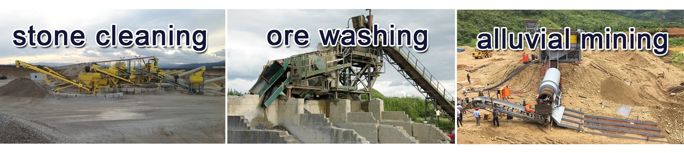 Heavy Duty Rotary Drum Alluvial Mining Trommel Screen Gold Ore Trommel ...
