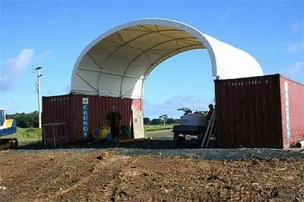 C3320 Container Tent 8m Cover Canopy Dome Storage Canopy