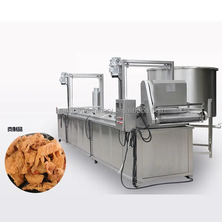 100-500kg/h Fried Potato Chips Production Equipment Electric Potato ...