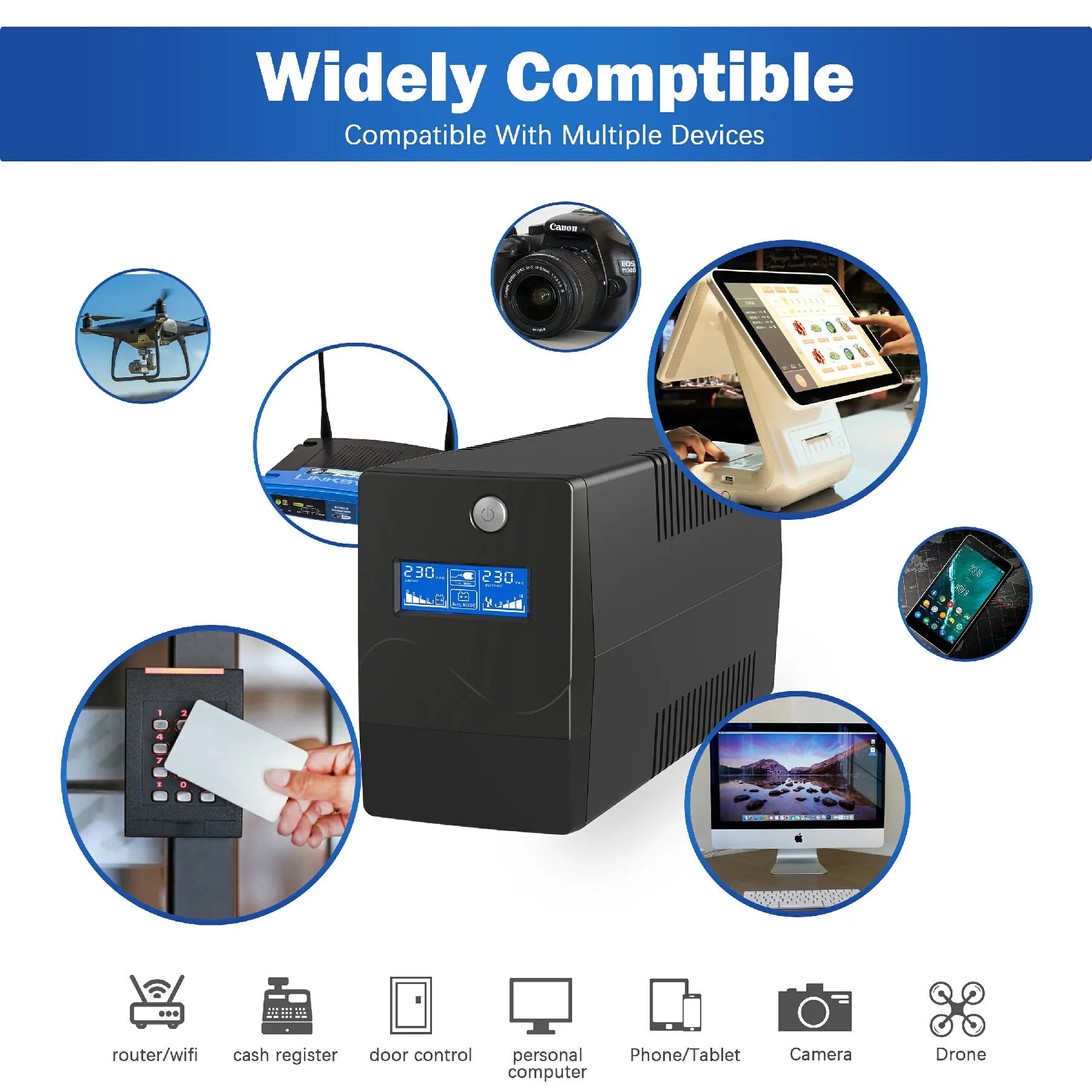 High Quality UPS Battery - 500VA to 3KVA Uninterruptible Power