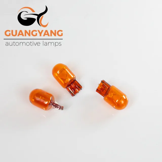 T20 12v 21w Instrument Bulb - High Quality Amber Color