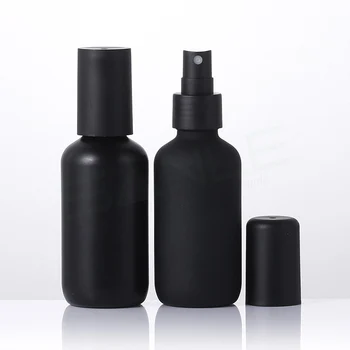 4oz Black Mist Sprayer Plastic Bottle 100ml Cosmetics Packaging Hair Matte Fine Mist Spray ...