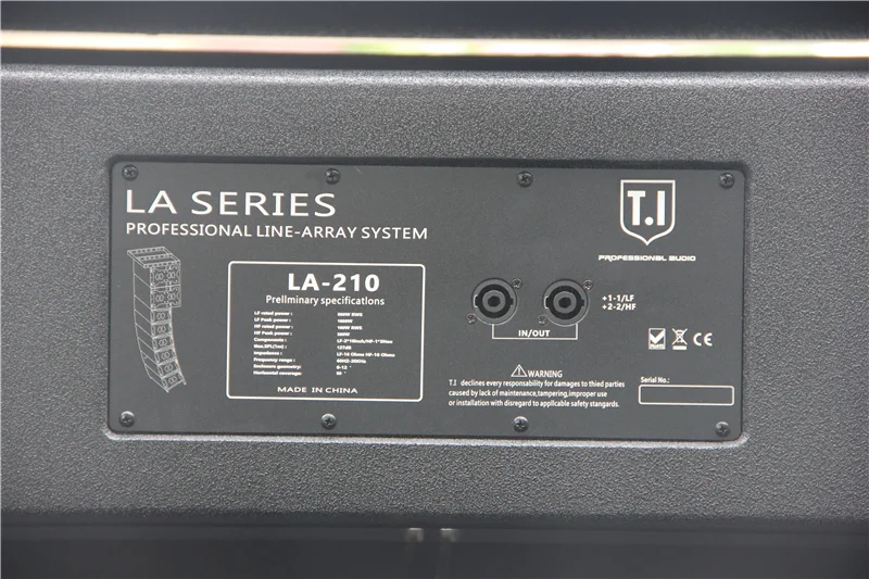 La-210 Line Array Double 10 Event Sound System Professional Audio Pa ...
