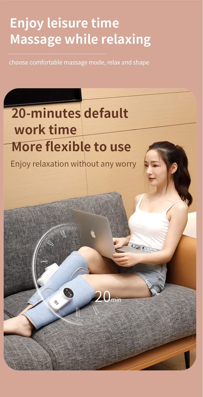 ZMIND Portable Calf Massager - Enhance Circulation & Comfort