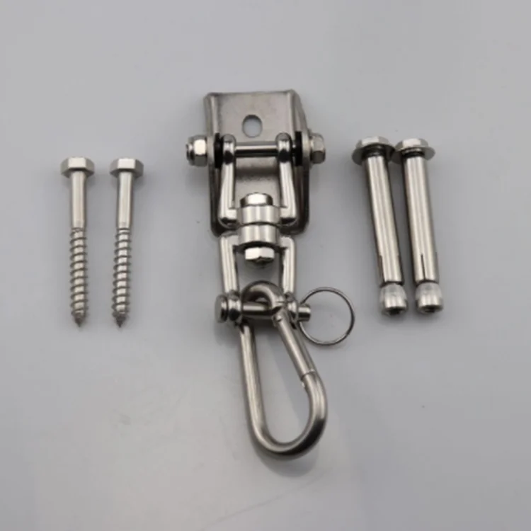 360 Degree Stainless Steel Swivel Ceiling Chair Hook With Screw Load ...