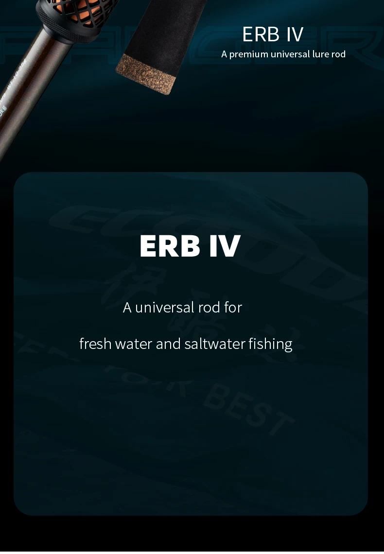 ECOODA Ranger ERB IV FUJI Guides Sea Bass Rods for Spinning