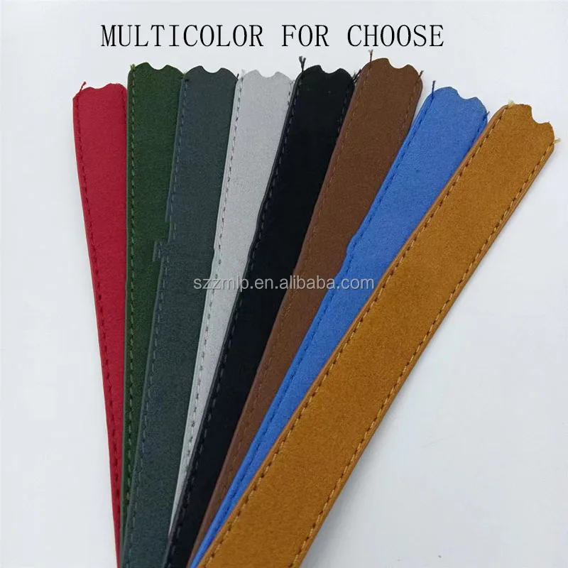 High Quality Colorful Blank Keychain PU Key Ring Car Leather Keychains