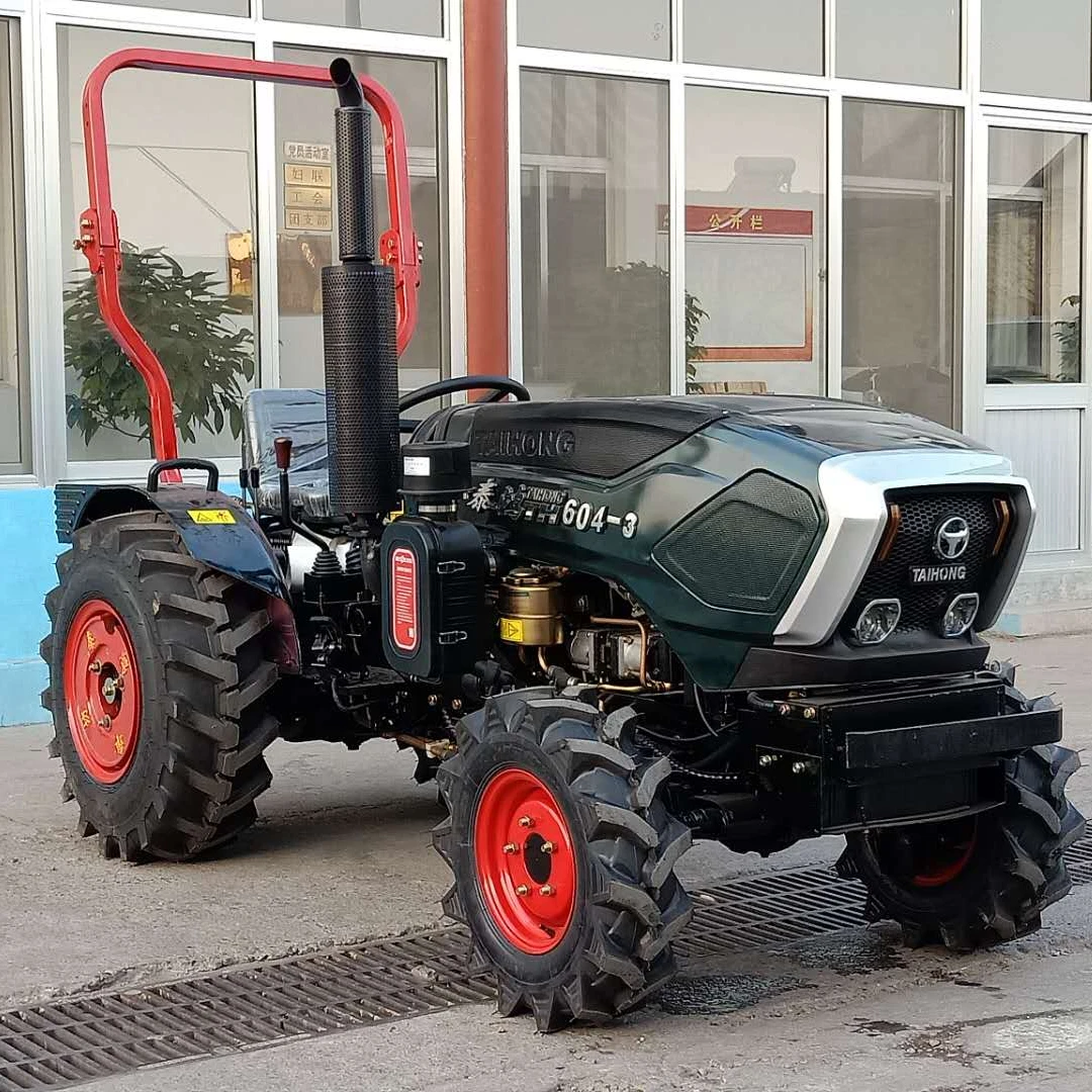 Taihong Tractor Machine 50hp 4x4 Wheel Tractor With Backhoe And Front ...