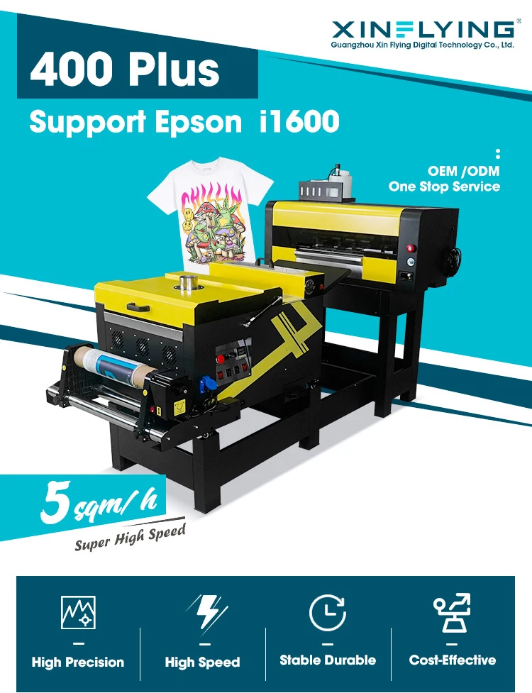 XinFlying A1 A2 A3 New Digital DTF Printer for PET Film T-Shirt DTF 30cm 40cm 60cm with Two ...