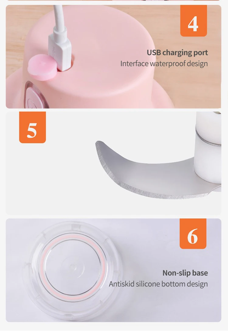 Mini Meat Grinder - Efficient and Safe Multi-Function Chopper