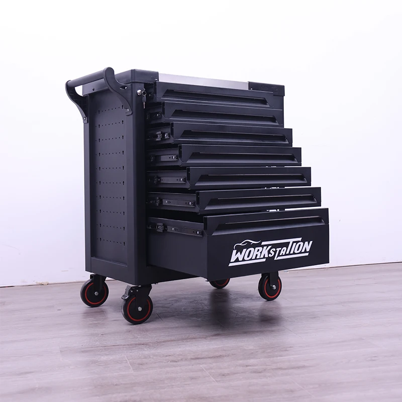Heavy Duty Mechanic Tool Cabinet Cart With 7 Drawers Steel Tool Trolley ...