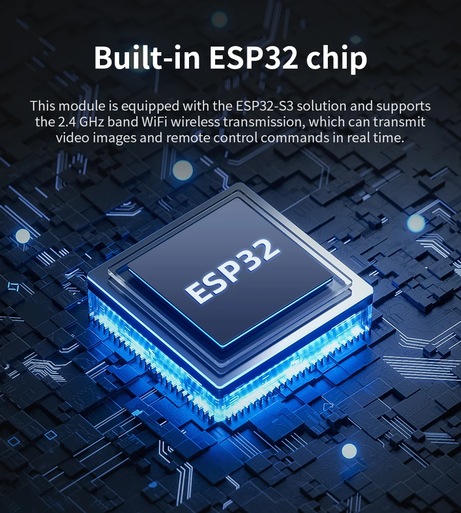 ESP32 Camera Module - Real-Time 2MP Vision for Robots