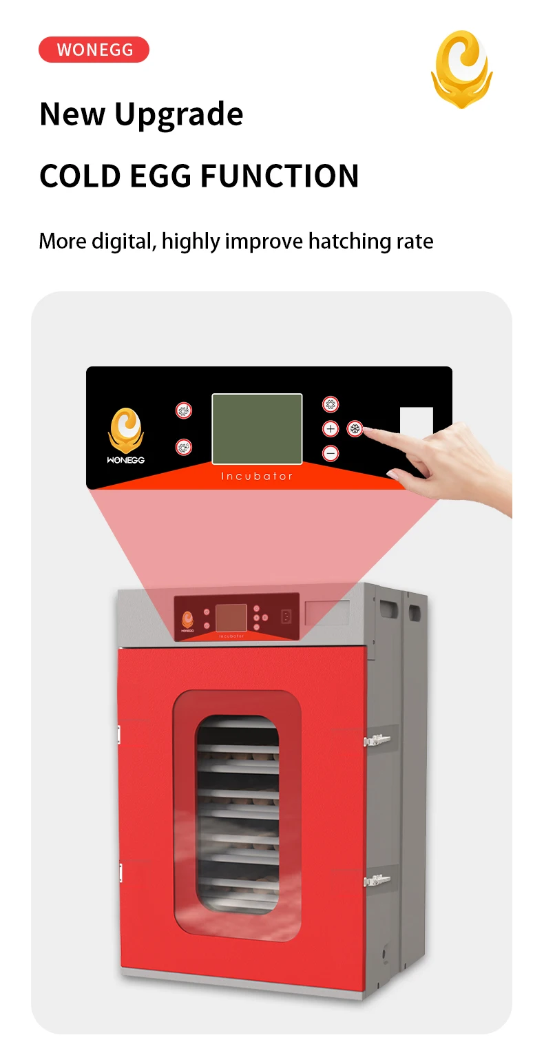 Hhd Wonegg Automatic Poultry Brooder System Incubator Egg Hatching ...