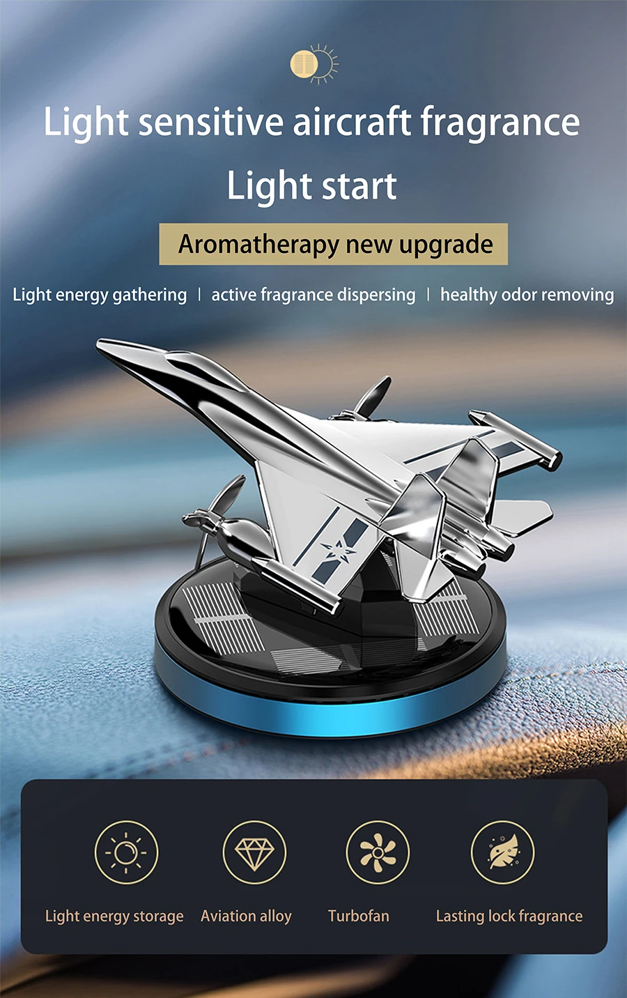 Solar Plane Perfume - Luxury Car Air Freshener