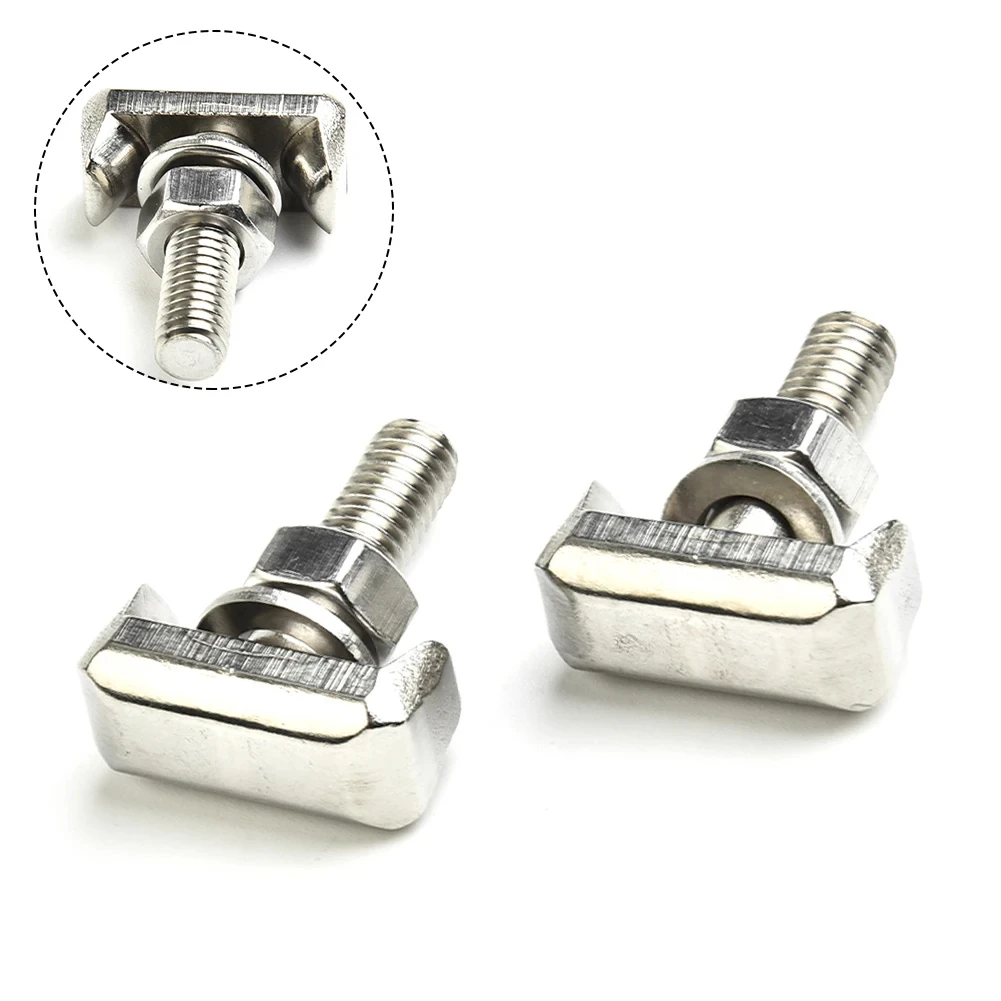 Car T-Bolt Stainless Steel Battery Connector Clamps 19116852 Nut Washer ...