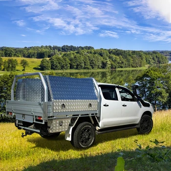 4x4 Custom Ute Truck Tray Car Bed With Toolbox Canopy For D-max - Buy ...