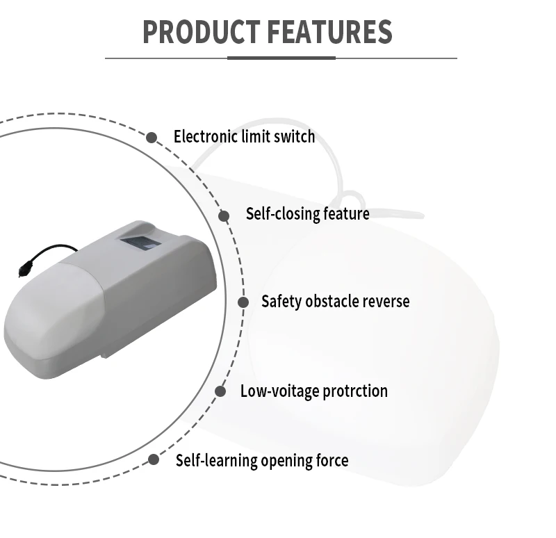 1000n/1200n Chain Drive Easy Lift Remote Control Battery Operated ...