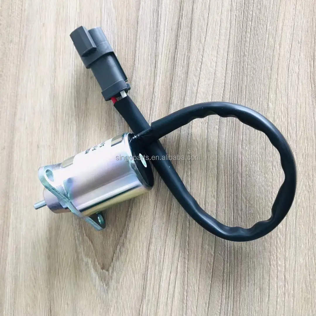 Yanmar 4TNE84 Fuel Cut-off Stop Solenoid 41-6383 by SINGO