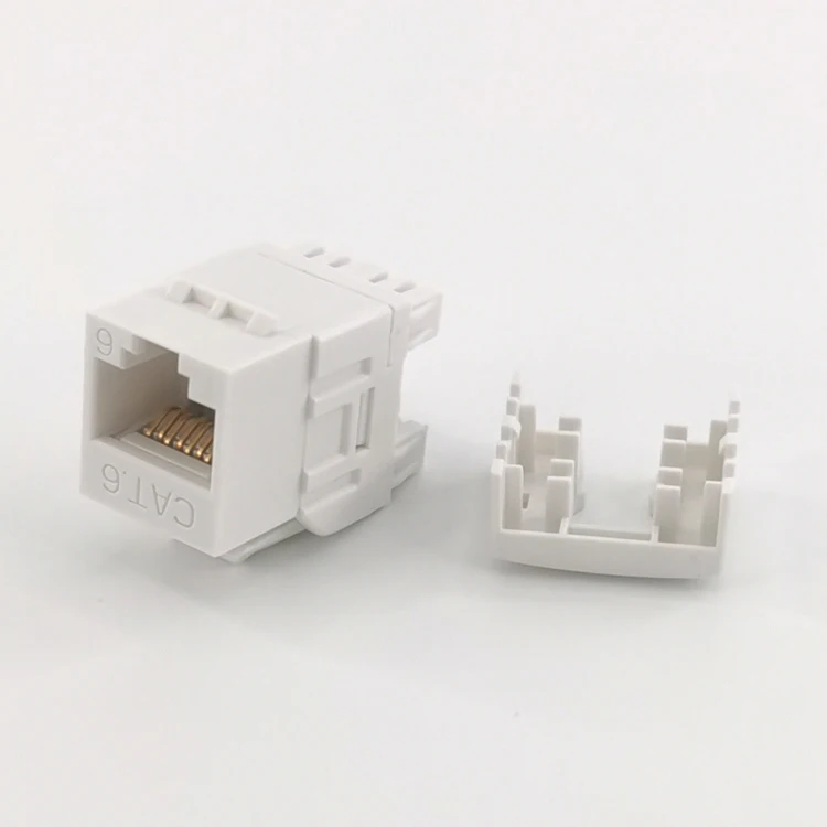 Dg-kj035-c6 Amp Rj45 Female Connector Utp Cat6 180 Degree Keystone Jack ...