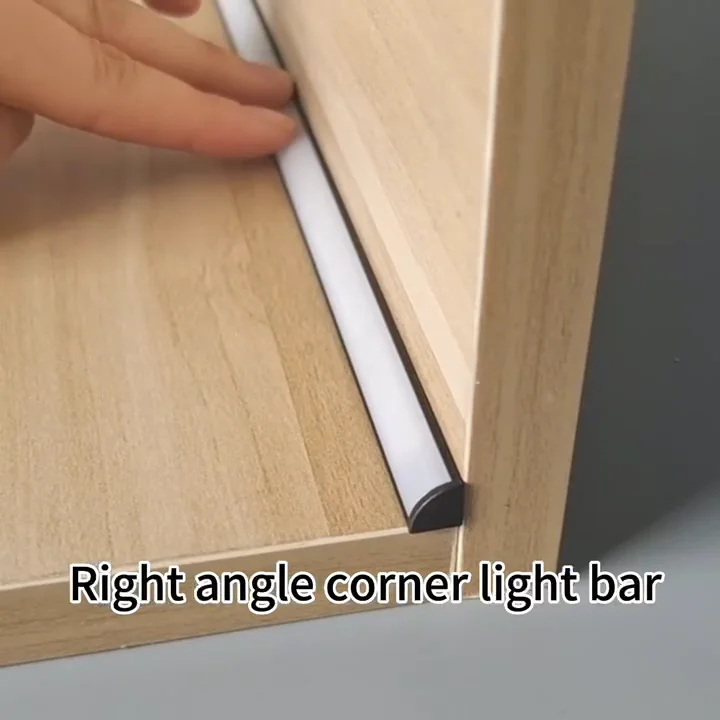 16x16mm 3m 90 Degree Aluminum Profile For Led Strip Light Kitchen ...