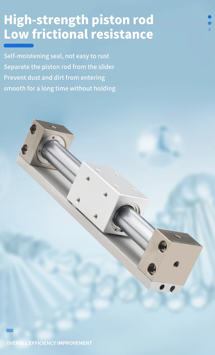 Cy3r Series Double Action Pneumatic Cylinders Compressed Hydro Air ...