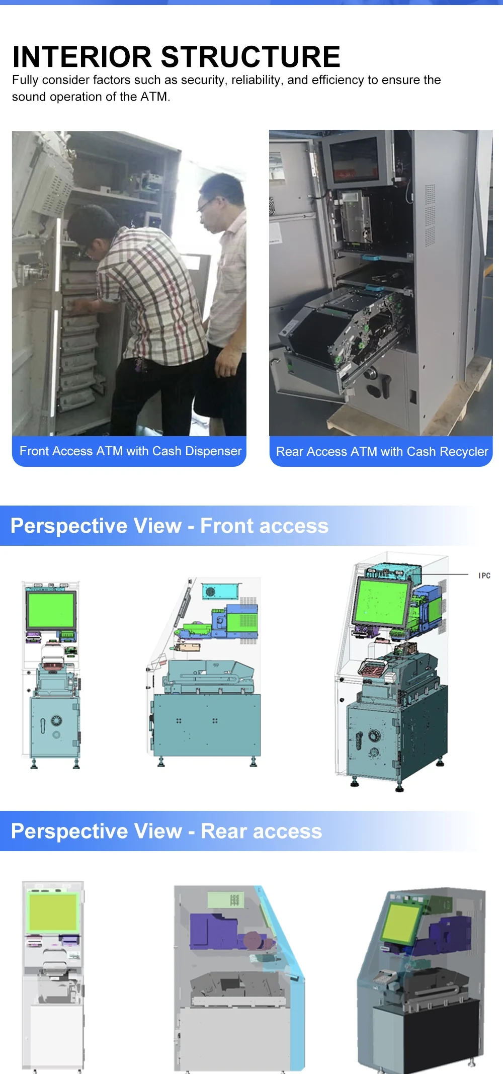 Self Cashier Cdm Banknote Deposit Bill Acceptor Cash Dispenser Withdraw ...