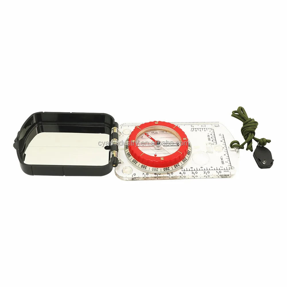 Orienteering Map Compass Sighting Mirror Compass With Adjustable ...