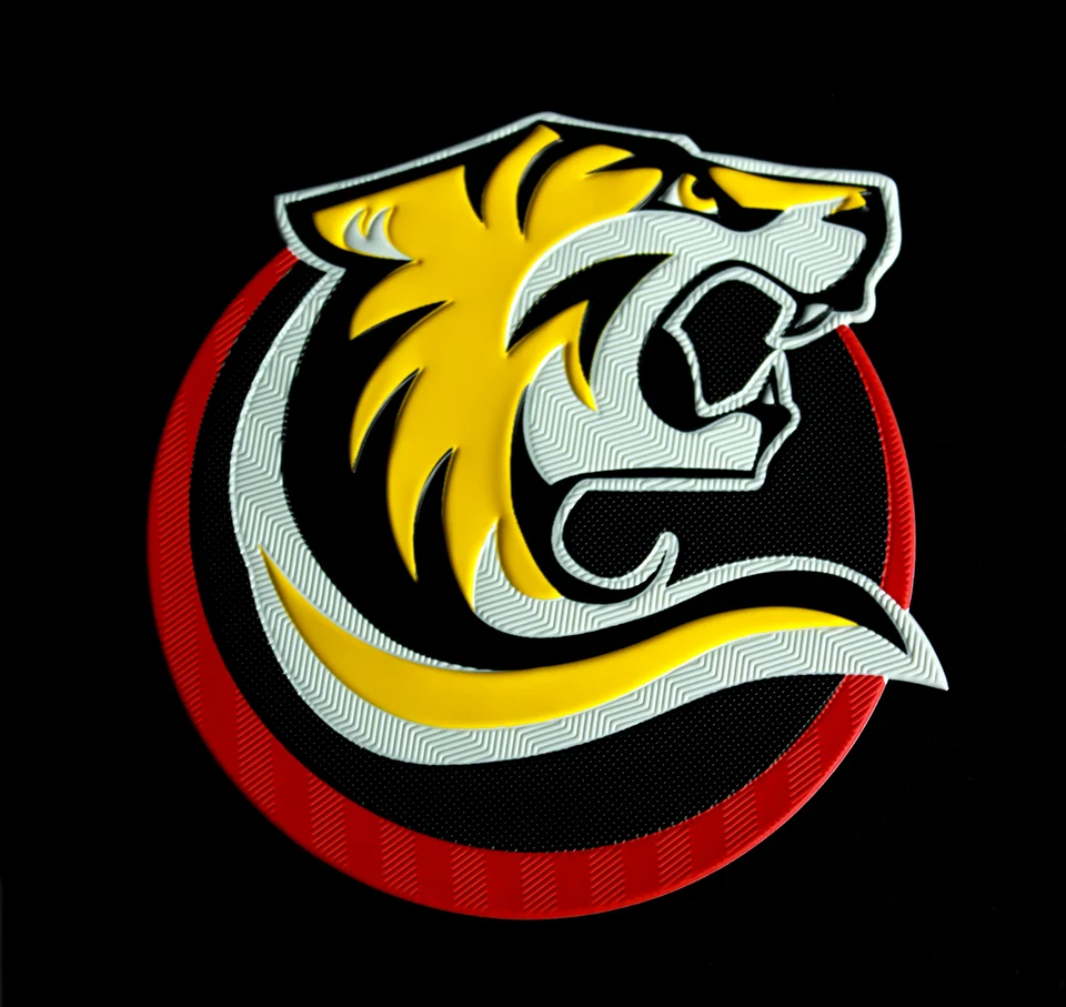 Customized Embossed LOGO Metallic TPU Heat Transfer Patch