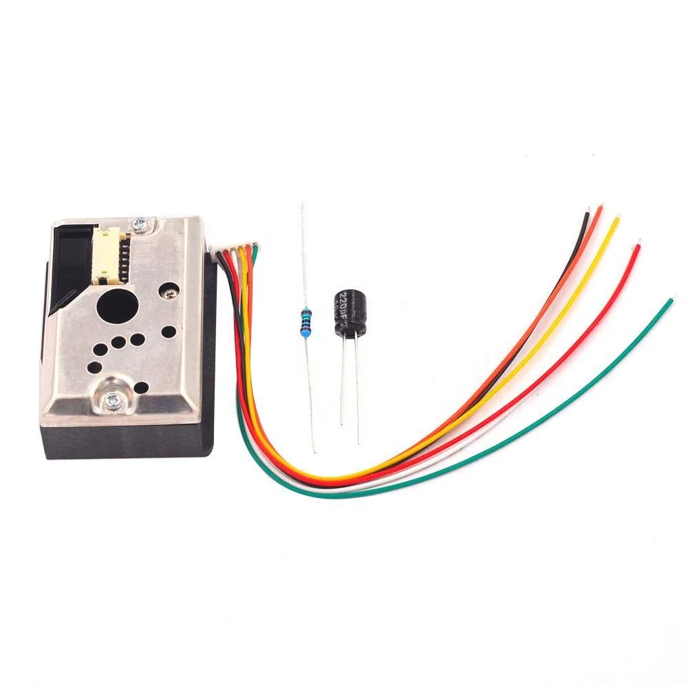 Pm2.5 Sensor Gp2y1014au Compact Optical Dust Sensor Smoke Particle ...