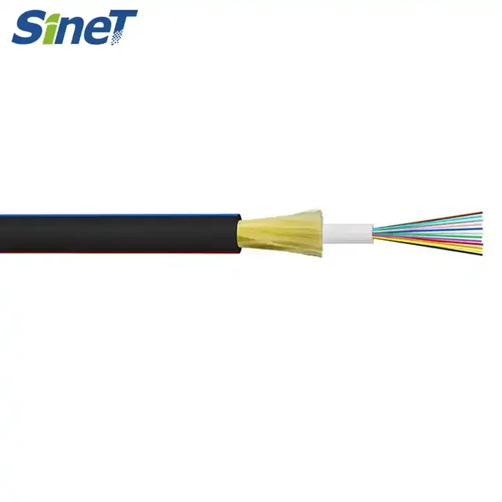 Outdoor JET Non-metallic Micro Optical Fiber Cable G657A Round Fiber ...