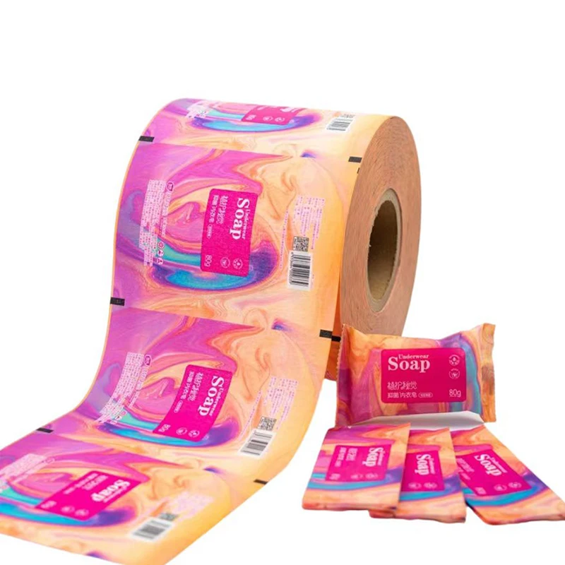 Custom Printed Laminating Sachet Packaging Film Roll Plastic for Soap ...