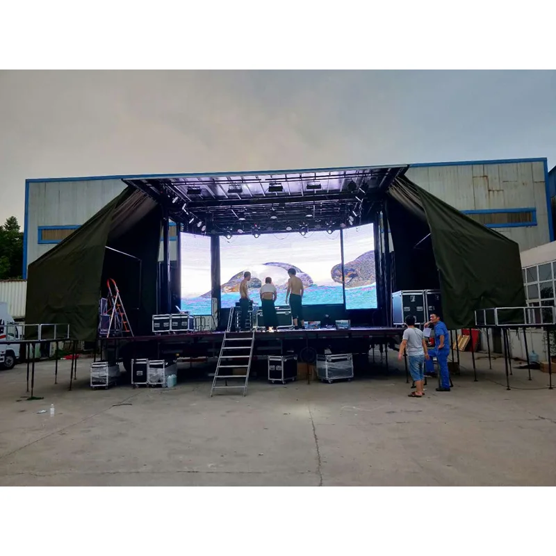 Mobile Led Advertising Car - Digital Multifunctional Stage