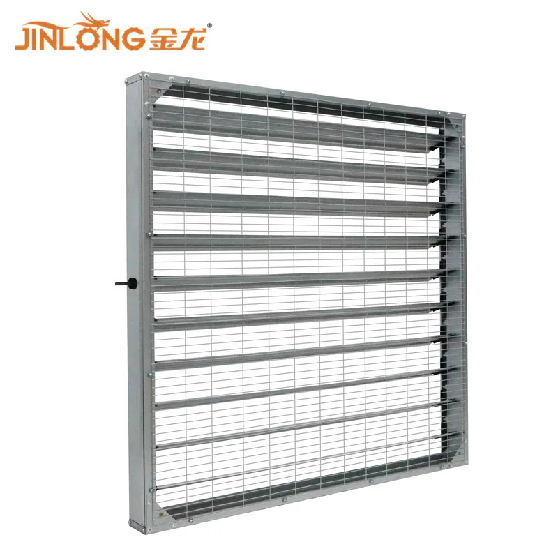 Manual Galvanized Sheet Shutter Louver Window For Ventilation And Hen ...