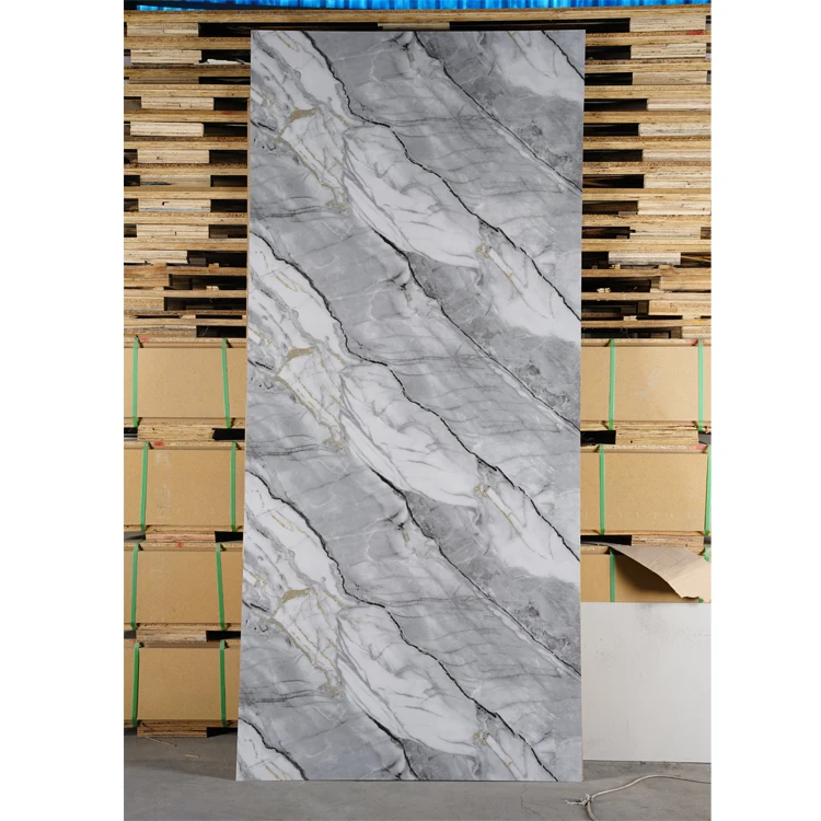 Pvc Uv Marble Design Sheet Board For Bathroom Oem 1220mm*2440mm Flex ...