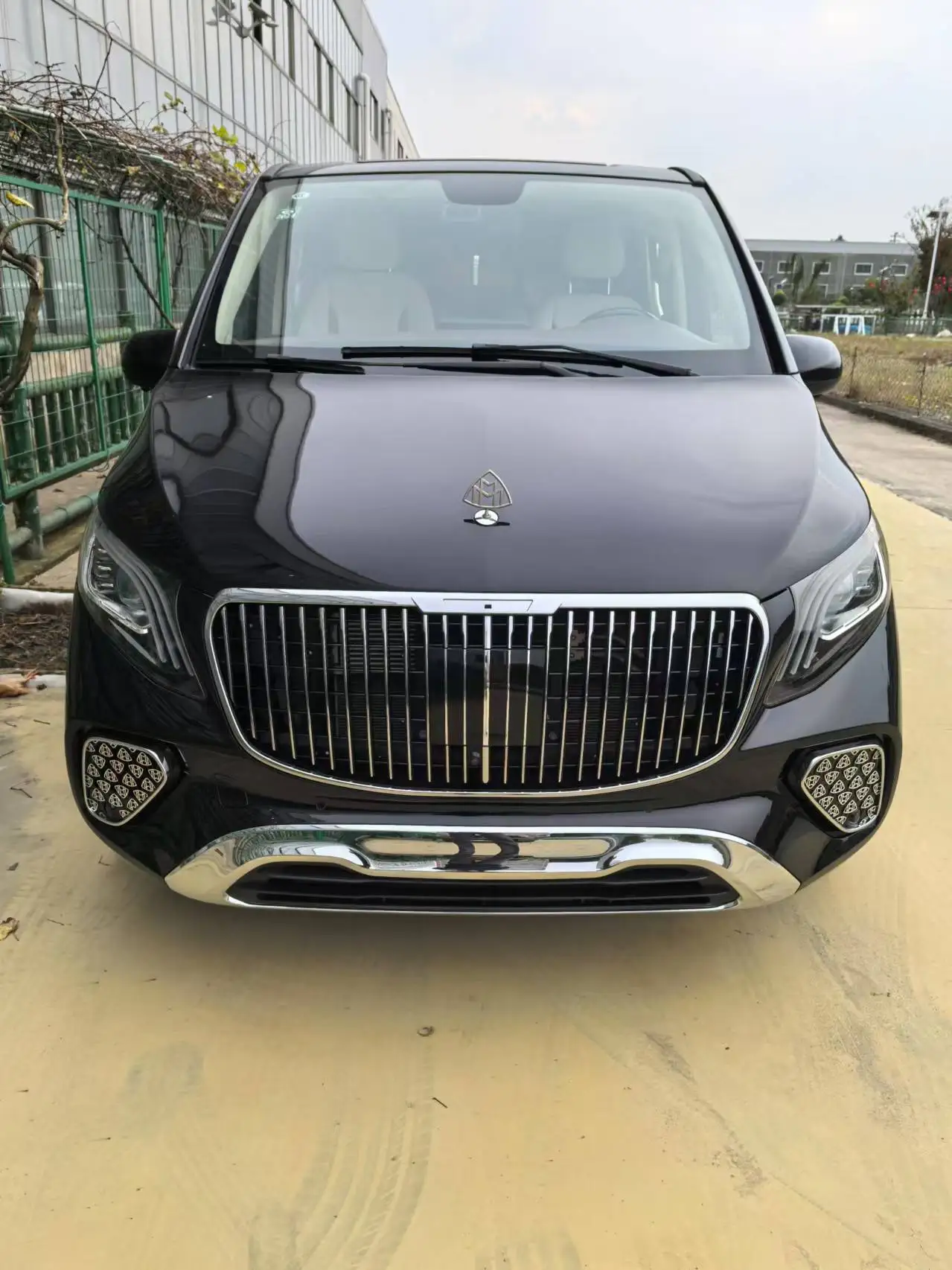 Full Body Kit for Mercedes Vito W447 2016 Bumper Upgrade GLS Maybach ...