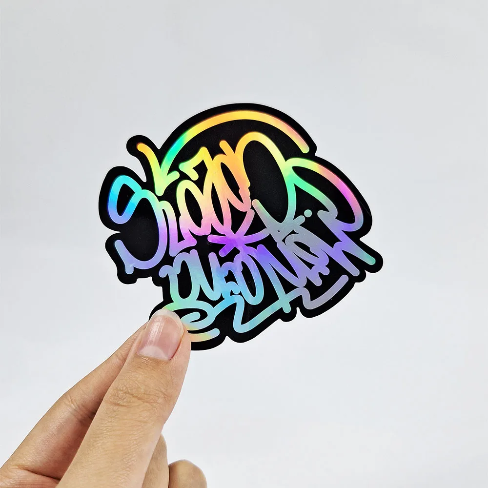 Customized Personalized Cartoon Laser Holographic Stickers