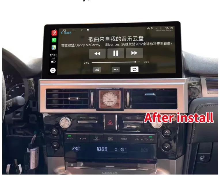 Krando 12.3" Android Car Radio Navigation GPS for Lexus GX460 2010-2020 ...
