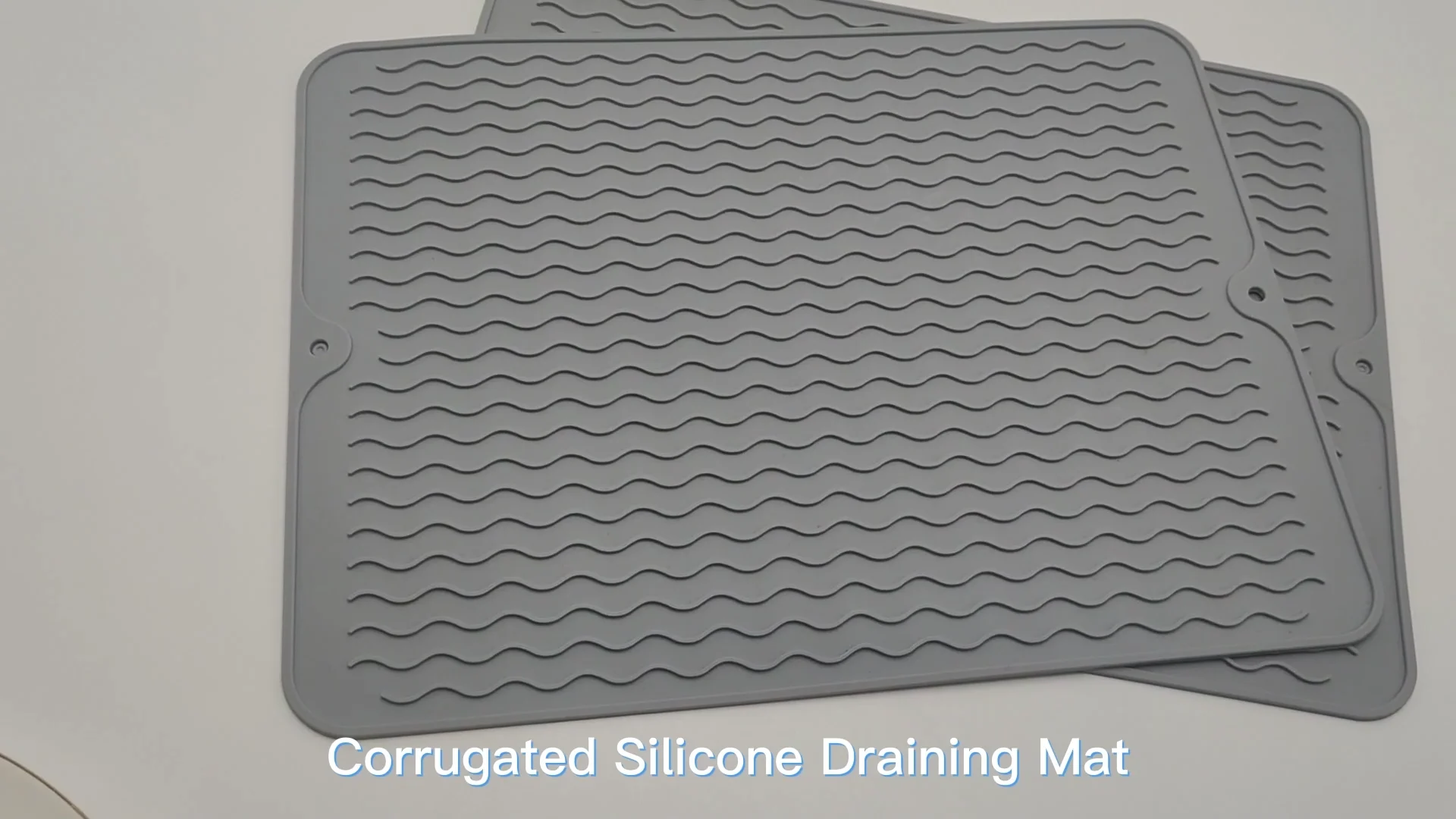 Hot Selling 30x23 Cm Kitchen And Bathroom Drying Pad Silicone Draining ...