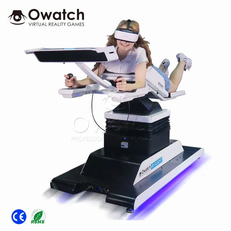 New VR Flying Game machine equipment 9d Virtual Reality Flight Simulator with The Aircraft
